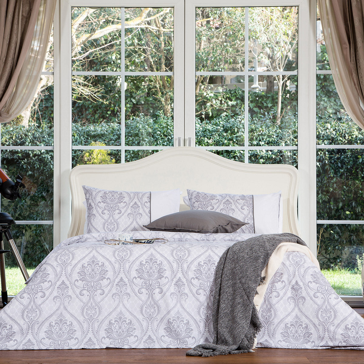 Damask queen sheet set store