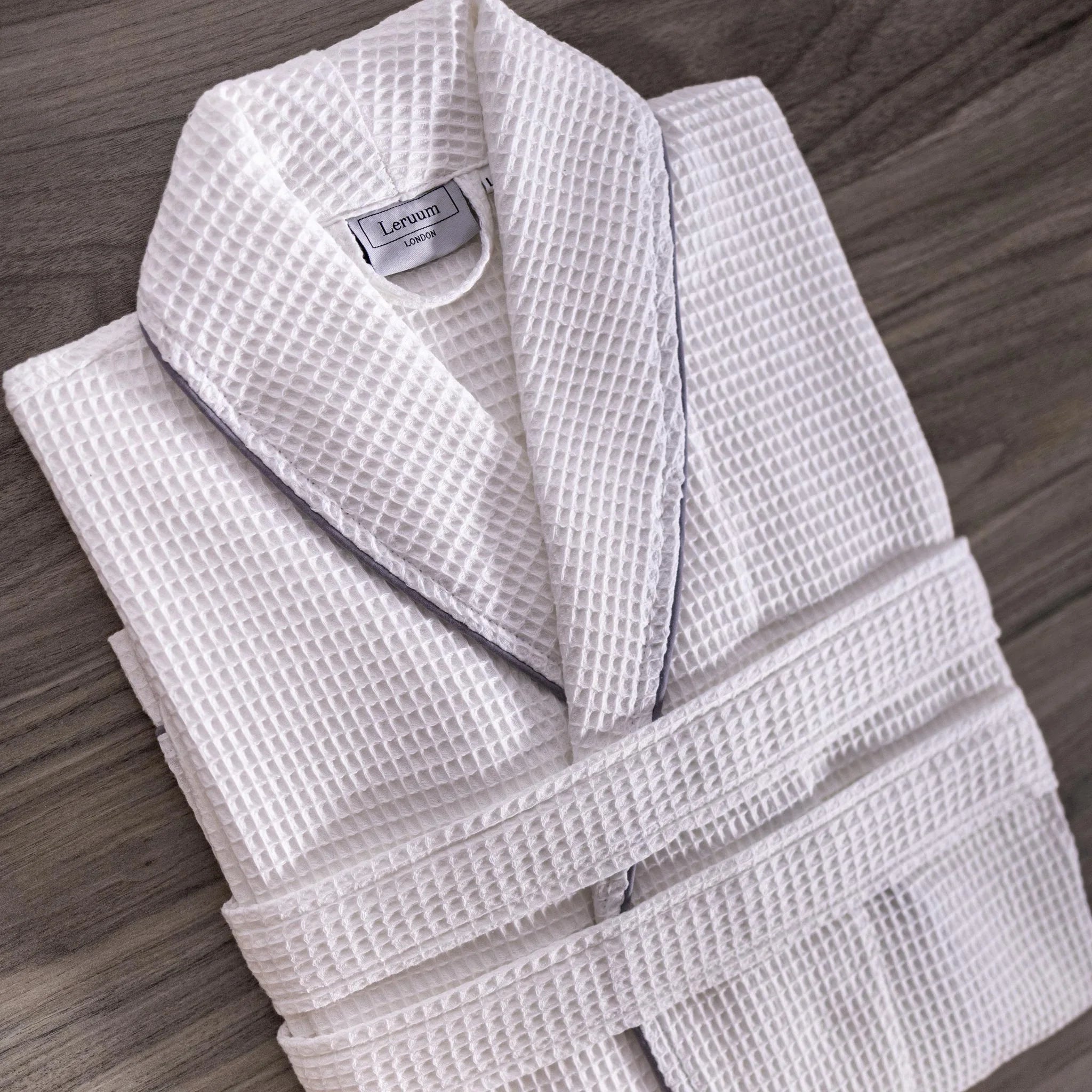 Luxury Cotton Waffle Bathrobe Feel Pampered in Hotel & Spa Robe ...
