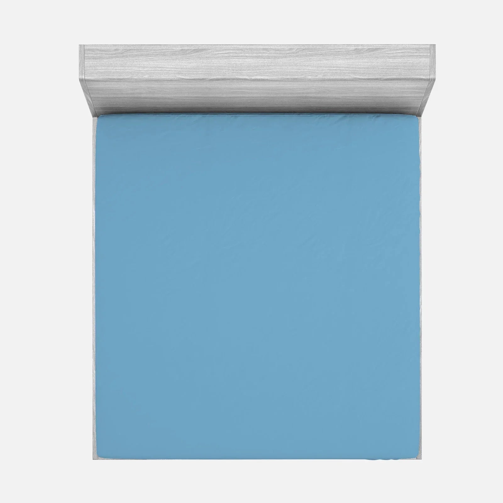 Extra Deep Fitted Sheet 100% Cotton Blue Bed Sheets – Leruum London