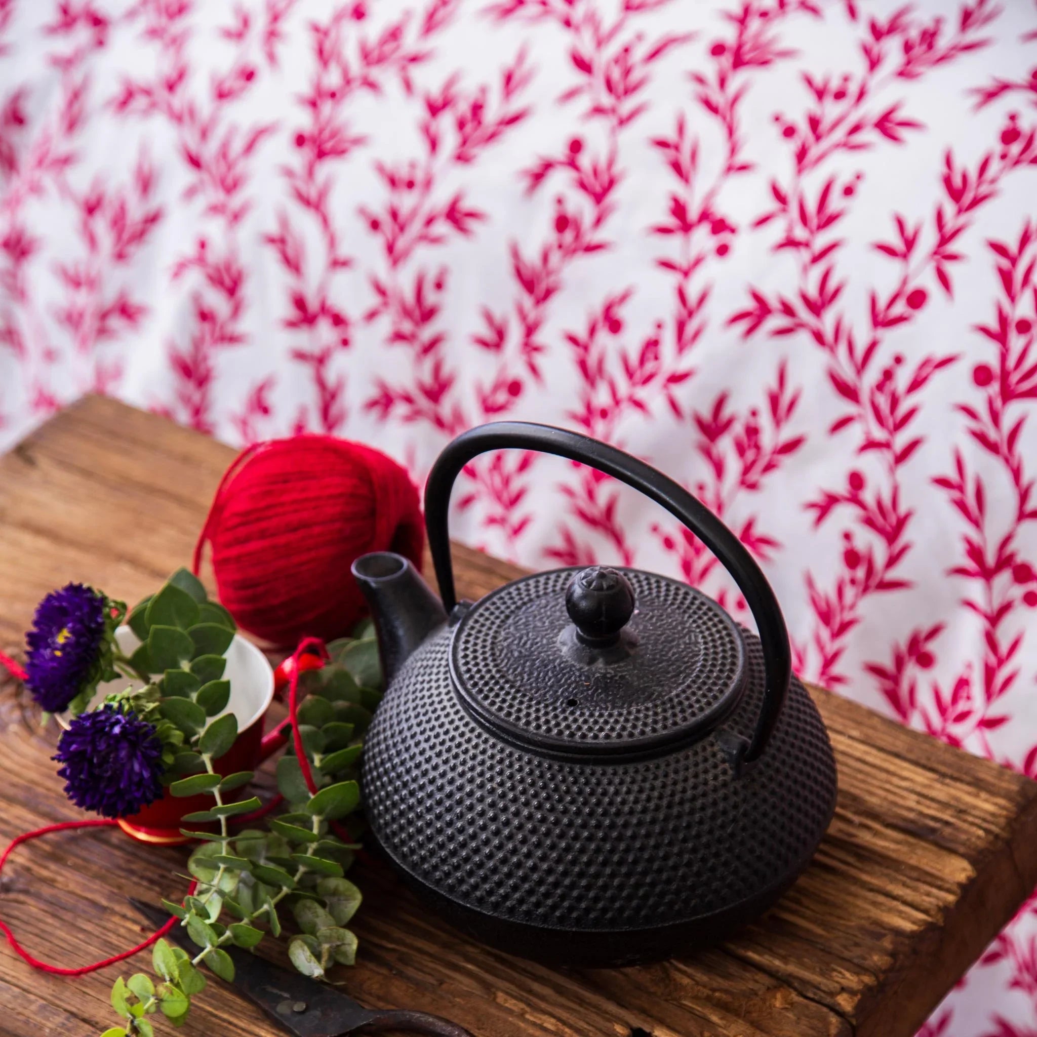 Luxury Cotton Percale Bedding Viva Magenta Floral Duvet Cover Set ...